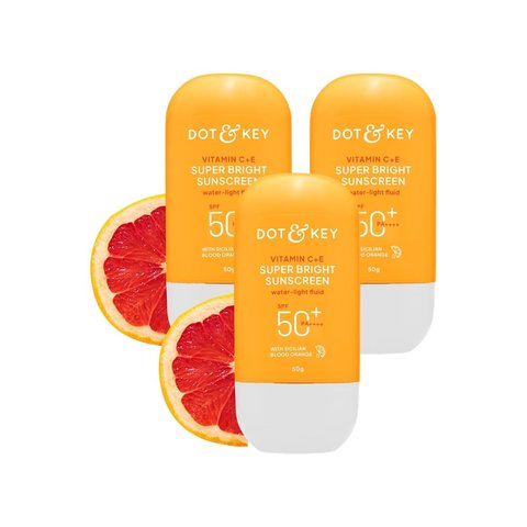 Dot & Key Vitamin C + E Super Bright Sunscreen (SPF 50+ PA++++) - Pack ...