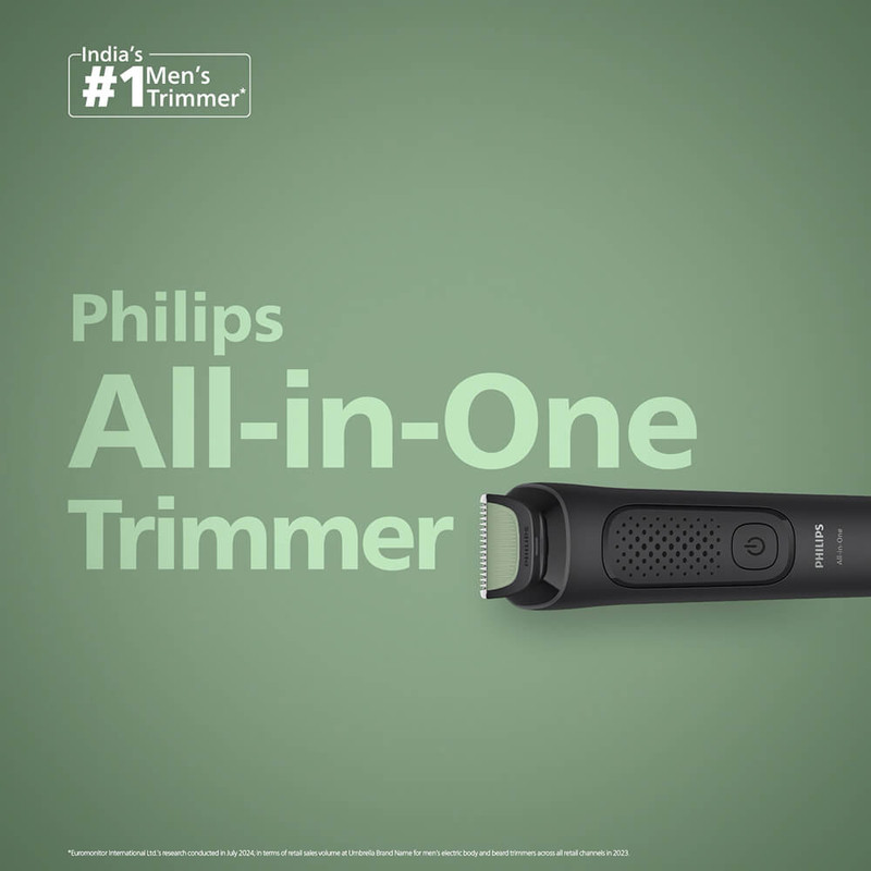 Philips 8-in-1 Men's Beard Body Nose Hair Trimmer | Desidime