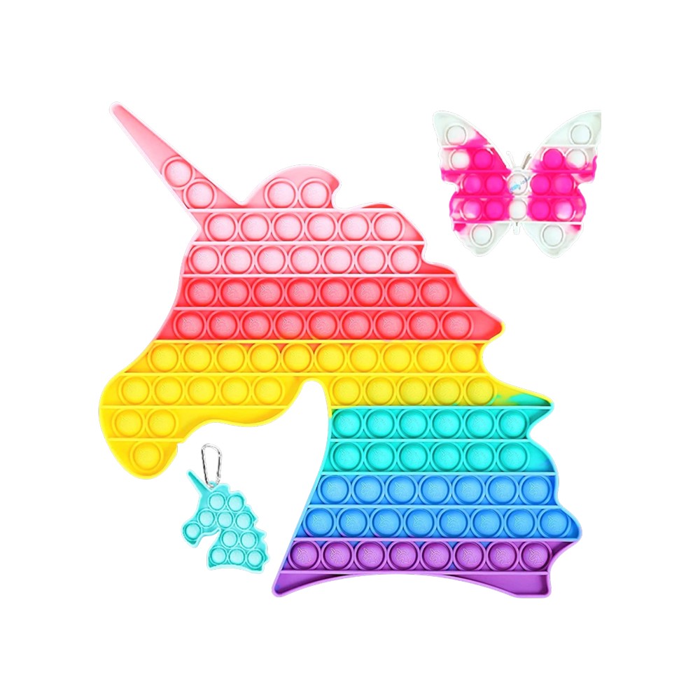 FunBlast Jumbo Unicorn Pop it Fidget Toy (Multicolour) Price - Buy ...