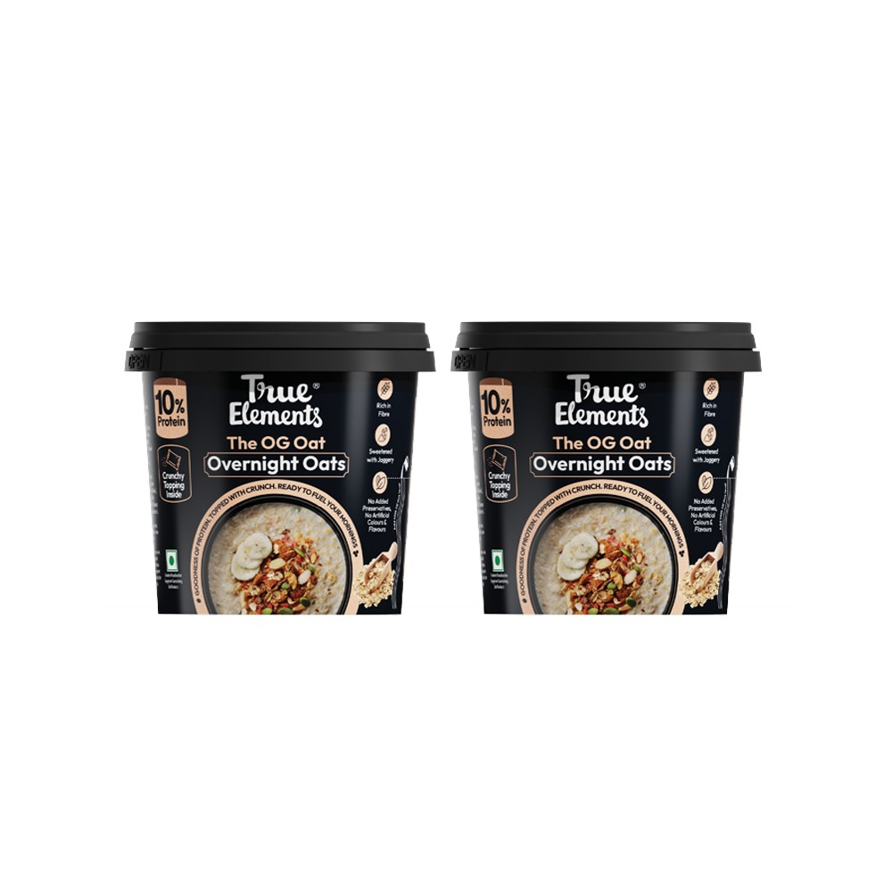 True Elements The OG Overnight Oats - Pack of 2 Price - Buy Online at ...