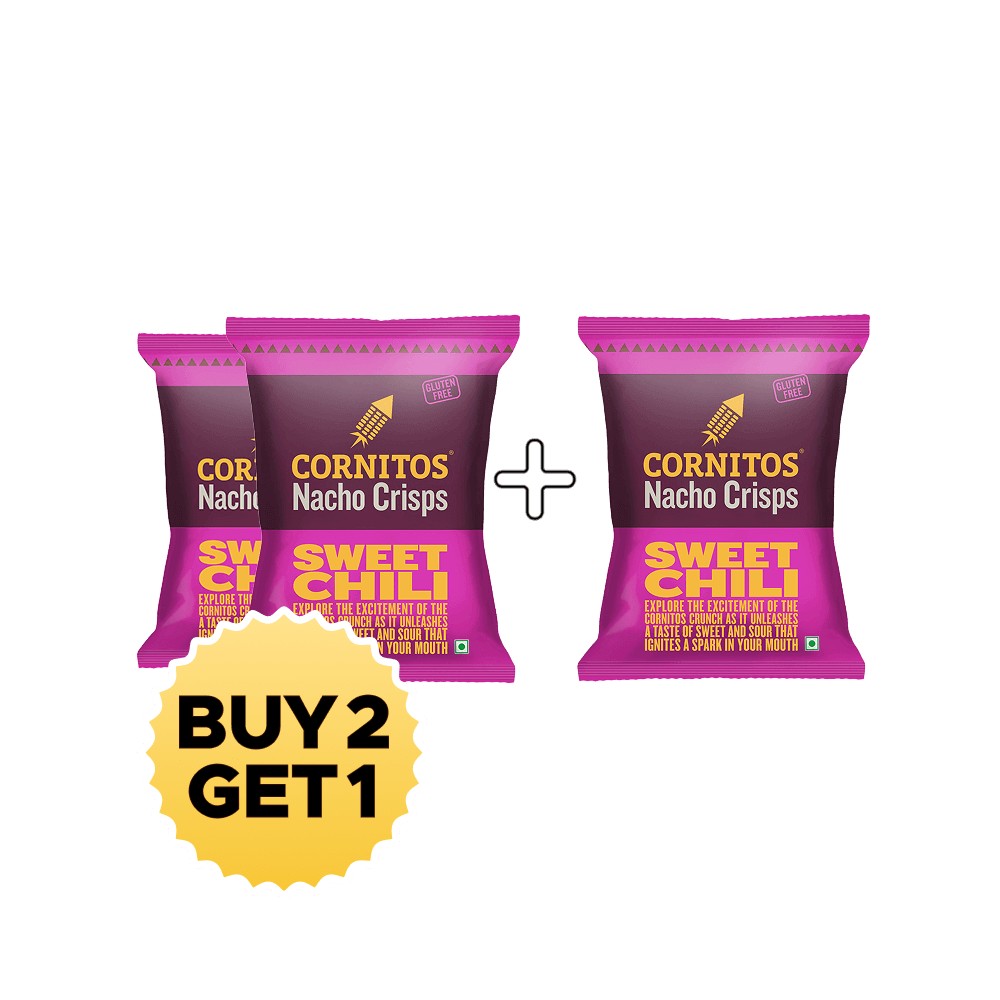 Cornitos Sweet Chilli Nachos Chips - Pack of 3 Price - Buy Online at ...