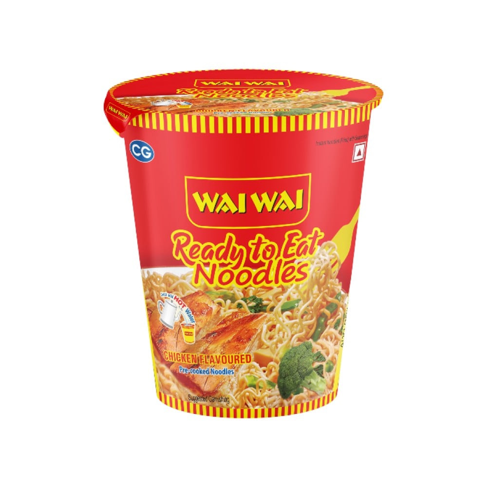 Wai Wai Ready To Eat Chicken Cup Noodles Price - Buy Online at ₹51 in India