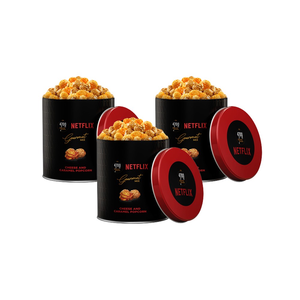 4700BC x Netflix Gourmet - Cheese & Caramel Popcorn - Pack of 3 Price ...
