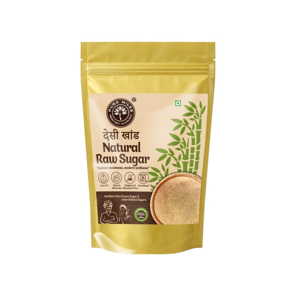 Puro Miles Desi Khand / Natural Raw Sugar Price - Buy Online at Best ...