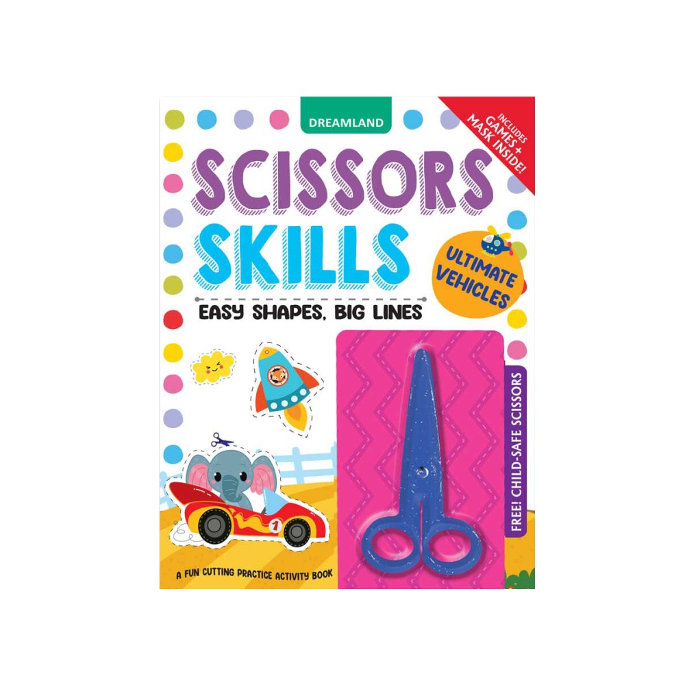 Vehicles Scissor Skills Kid Activity Book with Scissors Price - Buy ...