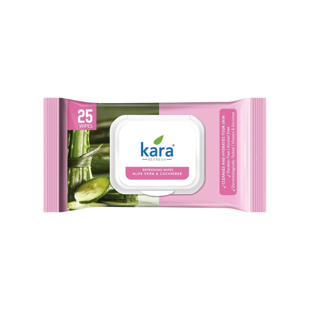 Kara Aloe Vera & Cucumber Refreshing Face Wipes Price - Buy Online at ...