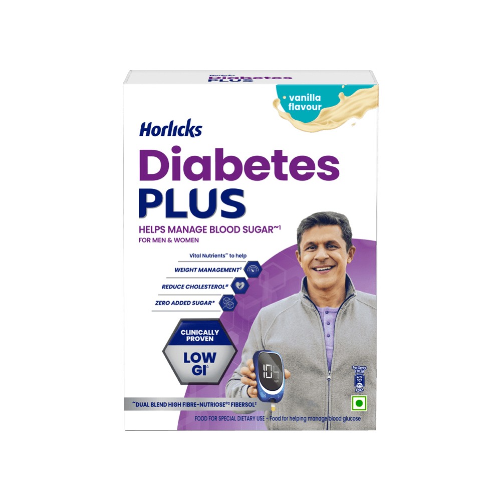 Horlicks Diabetes Plus Health Drink (Vanilla Flavour) Price - Buy ...