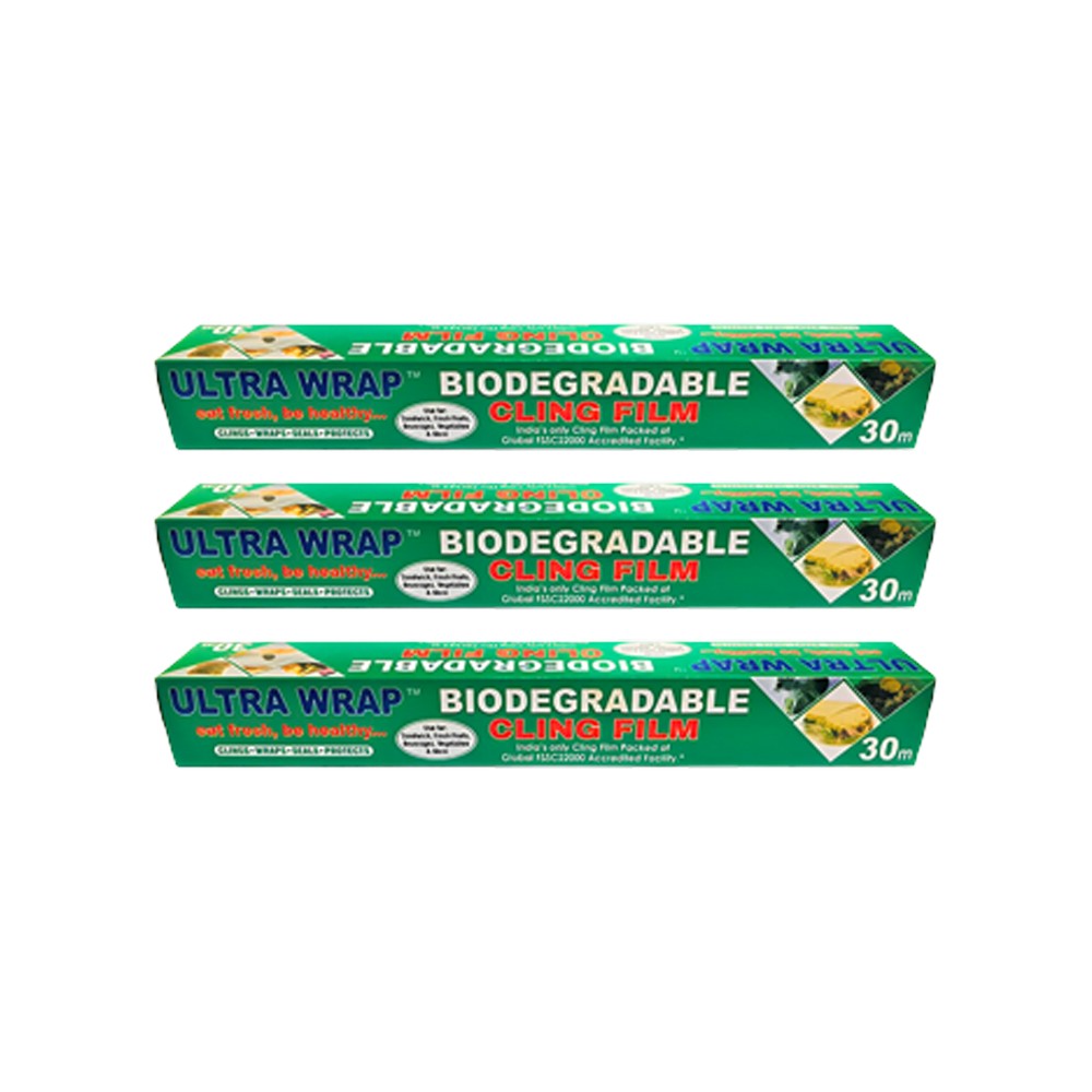 Ultra Wrap Bio-Degradable Cling Wrap - Pack of 3 Price - Buy Online at ...