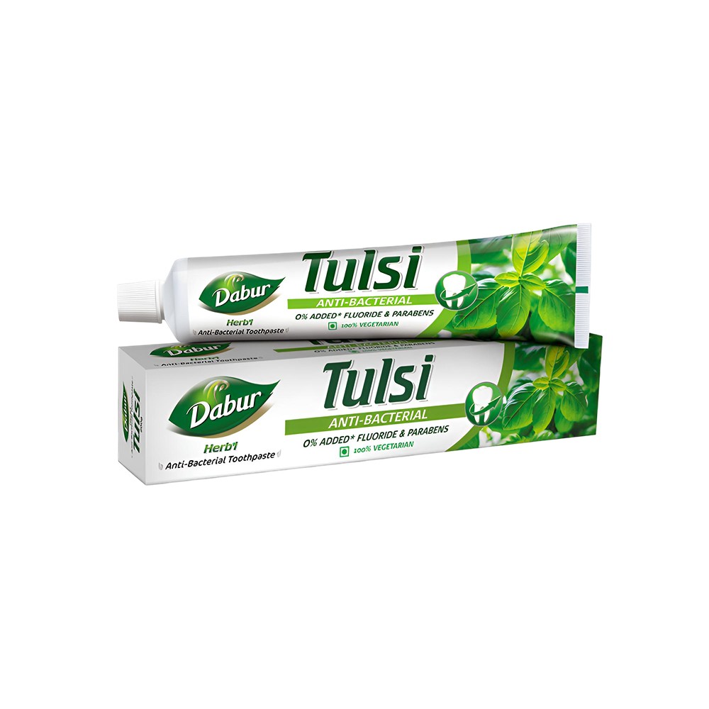 Dabur Tulsi Anti-Bacterial Herbal Toothpaste Price - Buy Online at Best ...