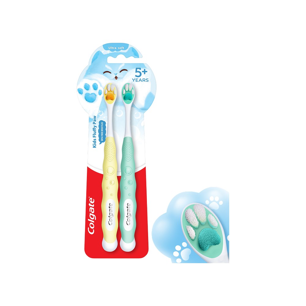 Colgate Fluffy Paw Ultra Soft Kids Toothbrush Price - Buy Online at ...