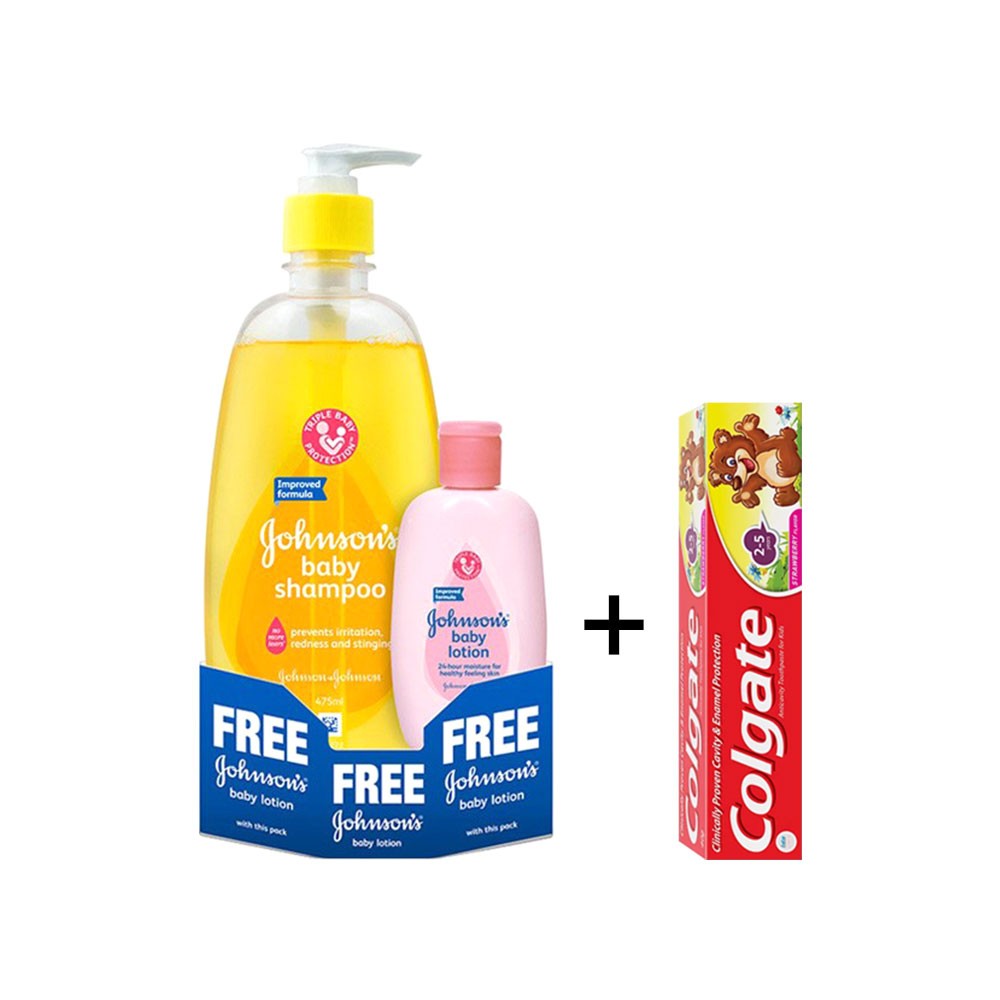 Johnson's Baby Shampoo - Free Johnson's Baby Lotion & Colgate ...