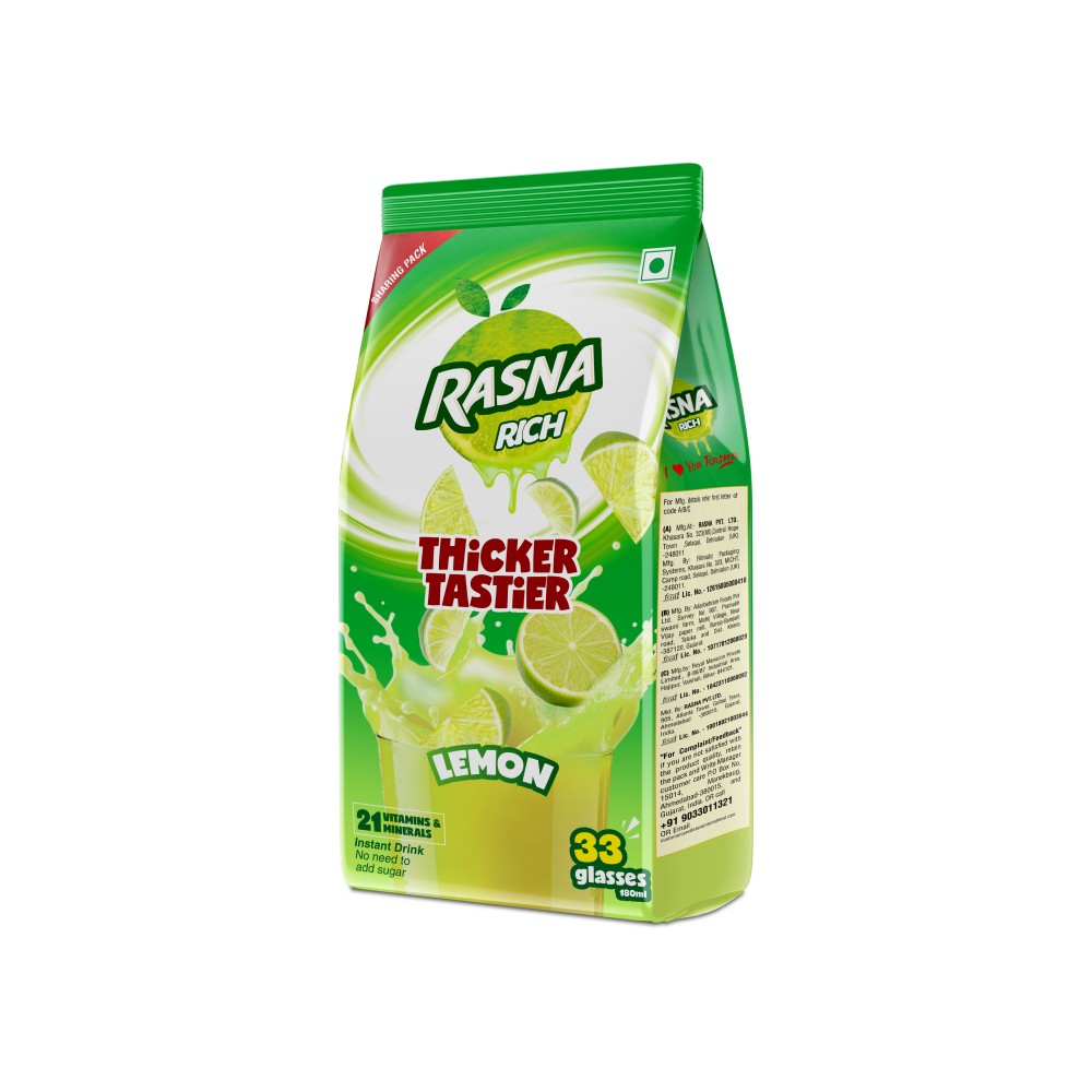 Rasna Insta Nimbupani Lemon Drink Mix Price - Buy Online at Best Price ...