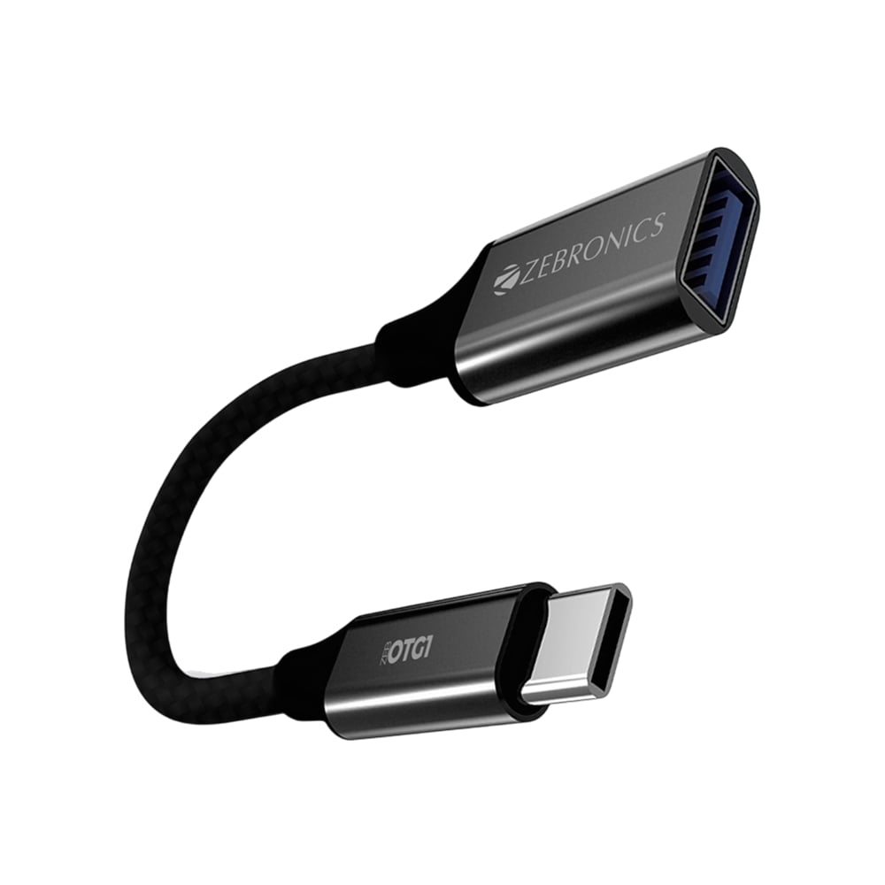 Zebronics USB A to Type C OTG Cable Price - Buy Online at ₹169 in India