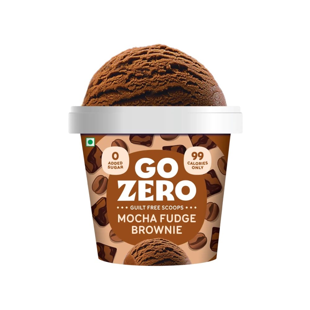 Go Zero Mocha Fudge Brownie Guilt Free Ice Cream Cup Price - Buy Online ...