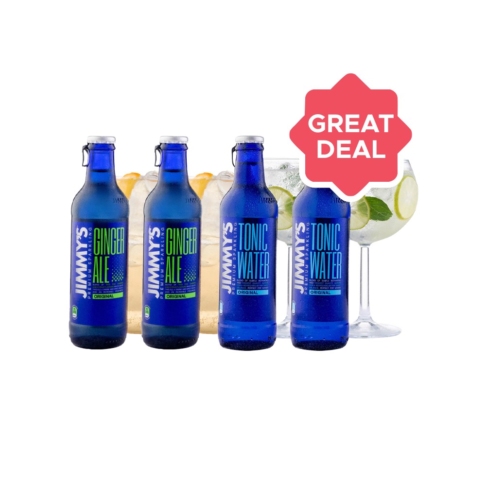 Jimmy's Premium Ginger Ale (Original) x 2 + Premium Tonic Water ...