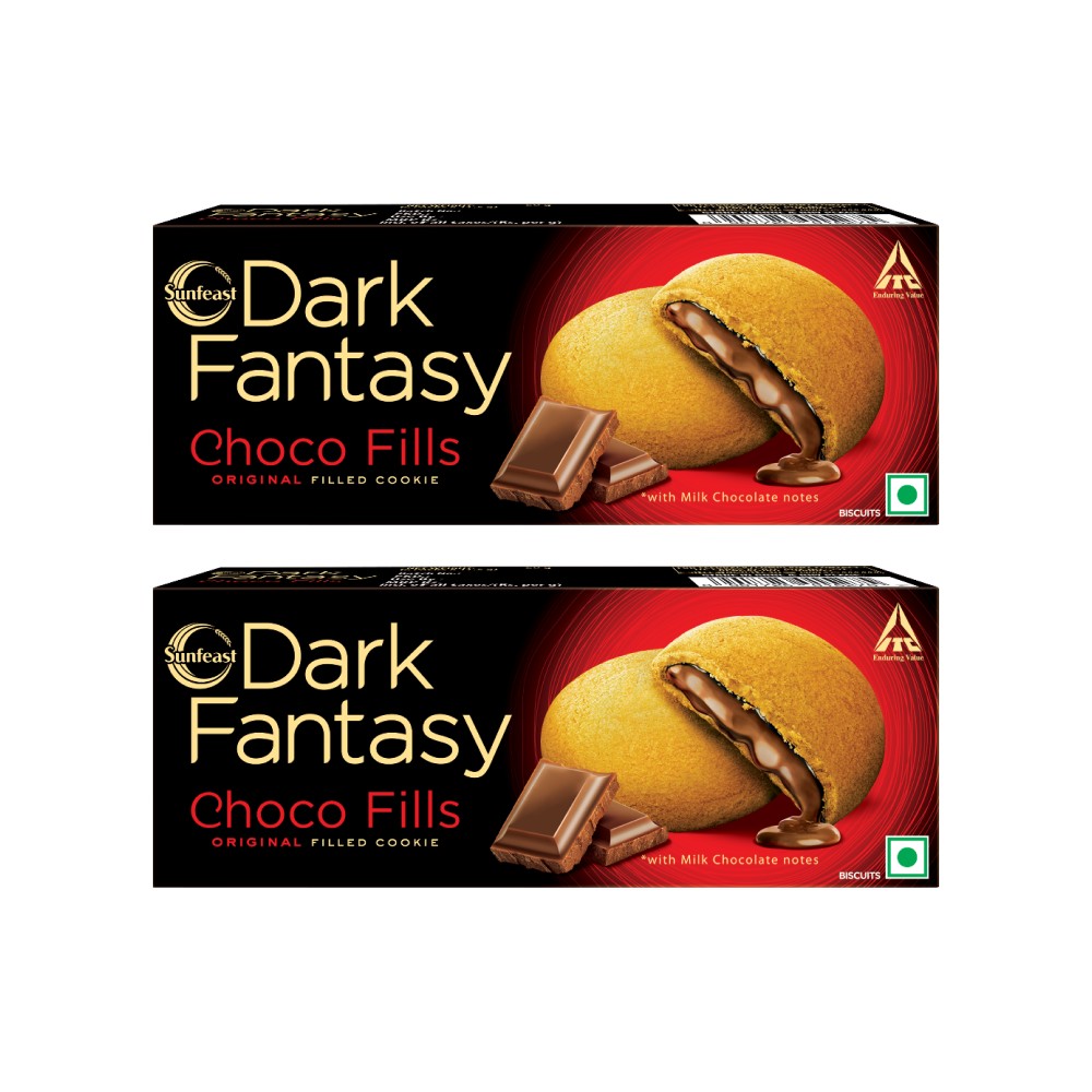 Sunfeast Dark Fantasy Choco Fill Cookies - Pack of 2 Price - Buy Online ...