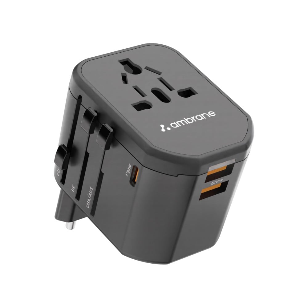 Ambrane 4 in 1 Fast Charging Universal Travel Adapter Price - Buy ...