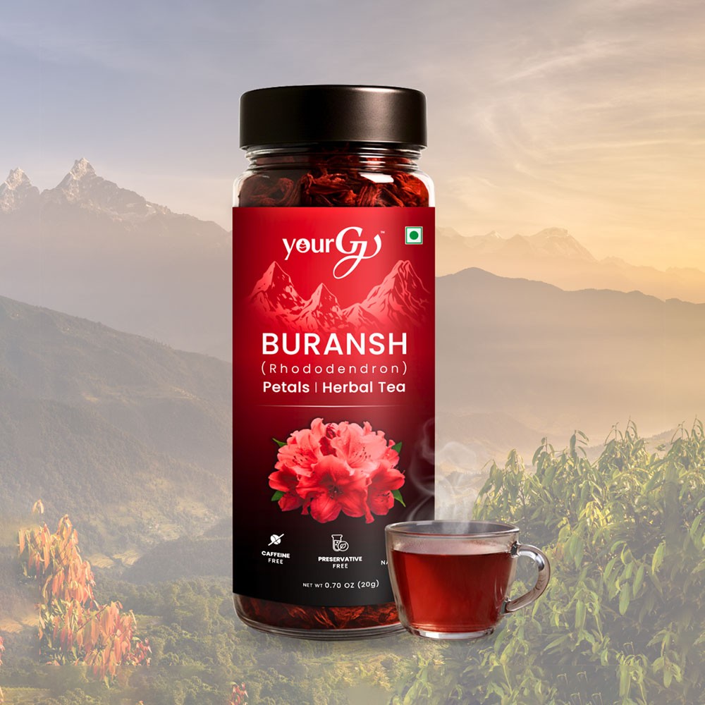 yourG Buransh Petals Herbal Tea, Digestive Care Price - Buy Online at ...