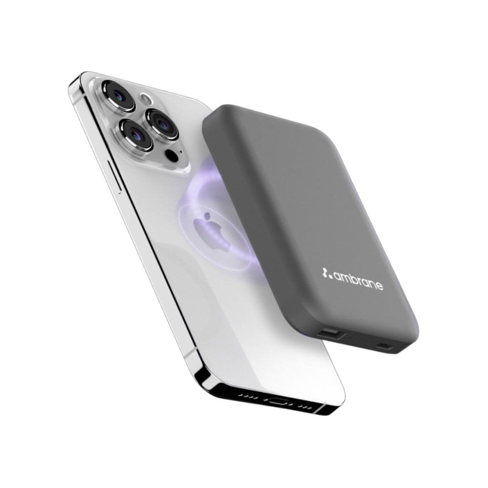 Ambrane MagSafe Fast Wireless 10000 mAh Power Bank (WLP-12, 10000 mAh ...
