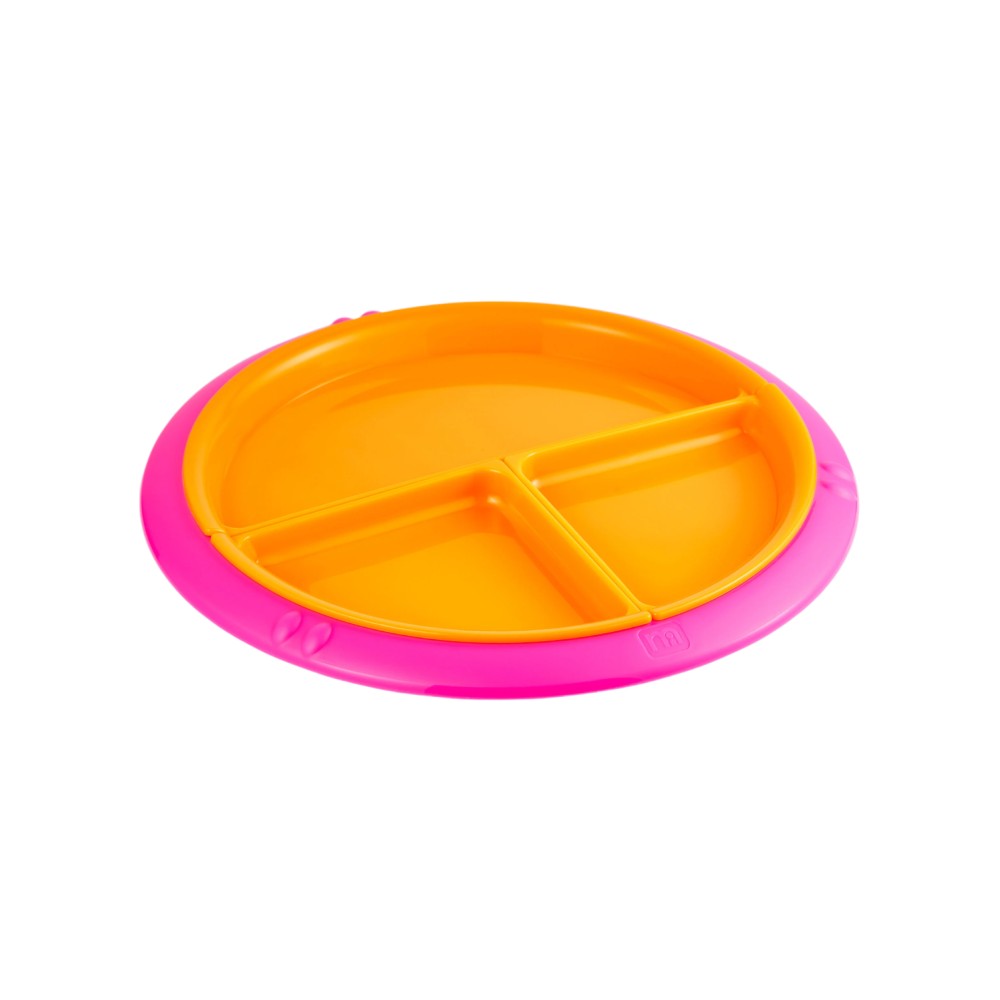 Mothercare Removable Section Divider Feeding Plate (Orange, Pink) Price ...