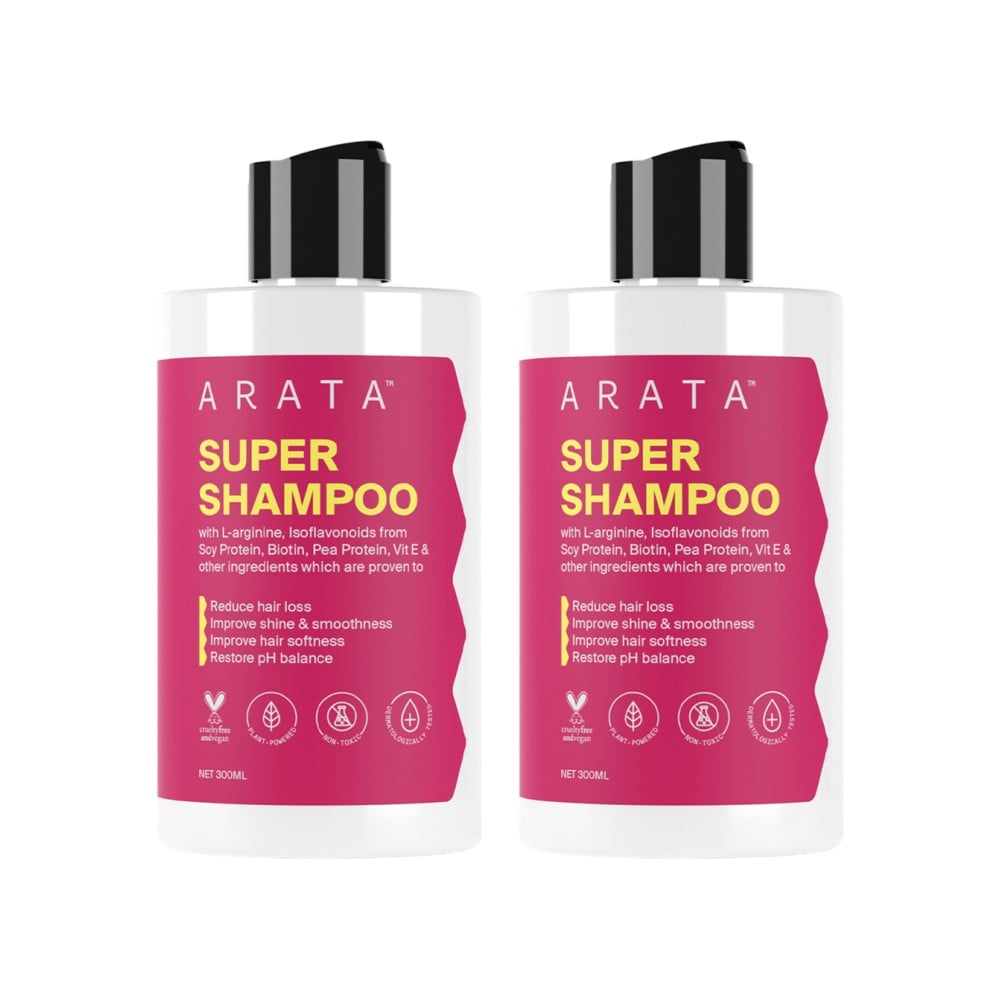 Arata Super Shampoo For Hair Fall Control - Pack of 2 Price - Buy ...