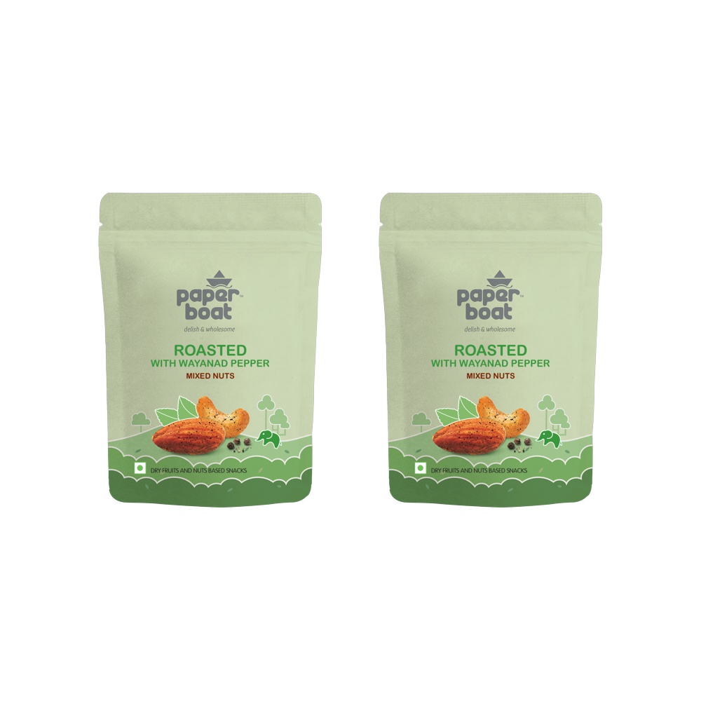 Paper Boat Mix Nuts Roasted with Wayanad Pepper - Pack of 2 Price - Buy ...