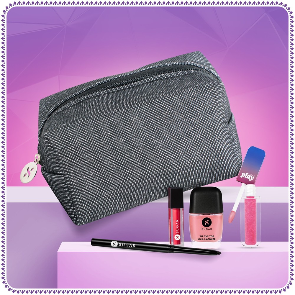 SUGAR Cosmetics Shine On! Make Up Kit Gift Set Price - Buy Online at ...