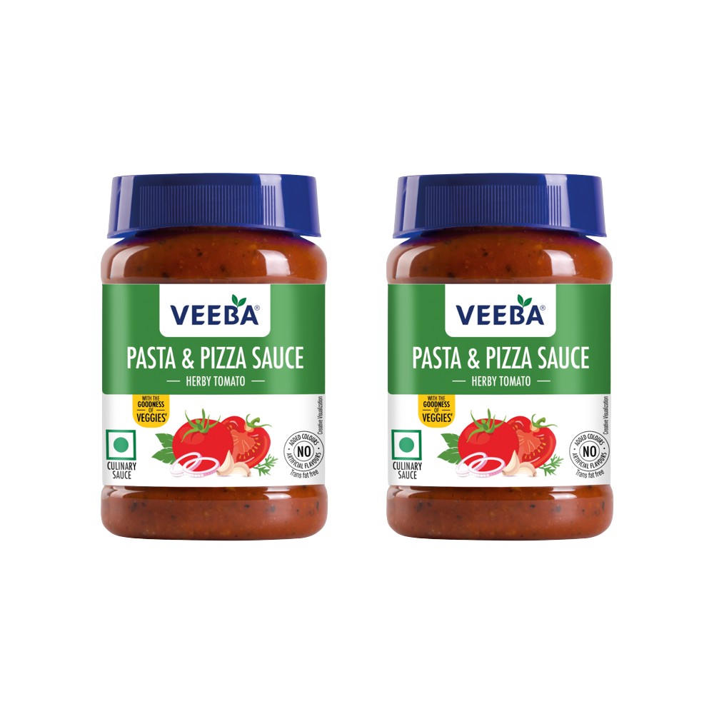 Veeba Pizza & Pasta Sauce - Herby Tomato - Pack of 2 Price - Buy Online ...