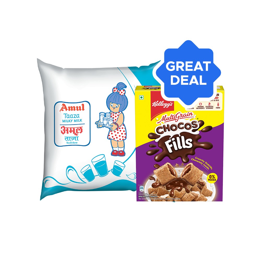 Kellogg's Double Chocolaty Fills Chocos (Crunchy Outside, Creamy Inside ...