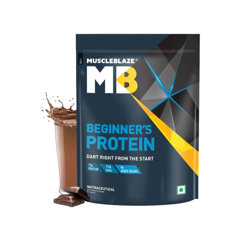 MuscleBlaze Beginner's Whey Protein (Chocolate) Price - Buy Online at ...