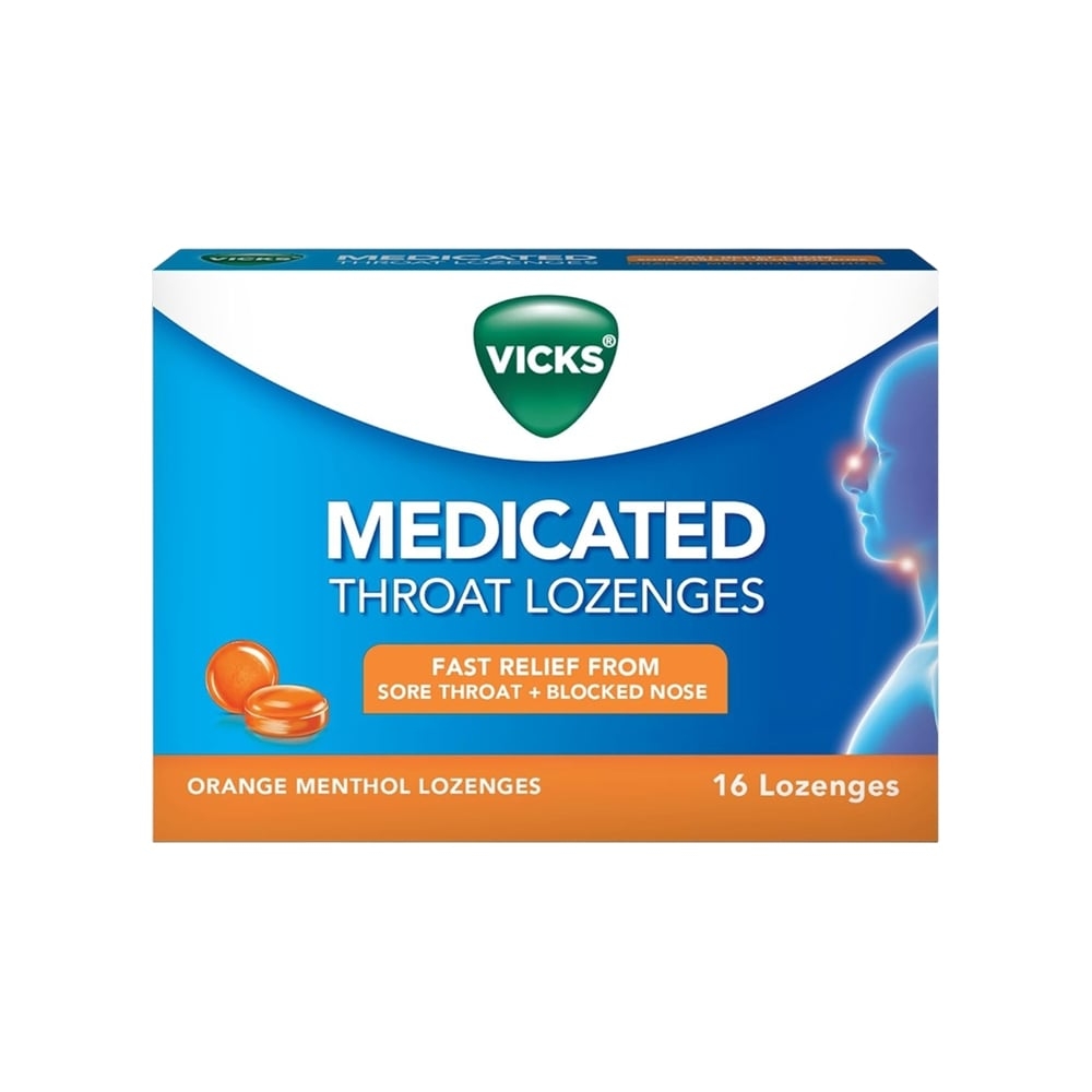 Vicks Orange Menthol Medicated Throat Lozenges Price - Buy Online at ...