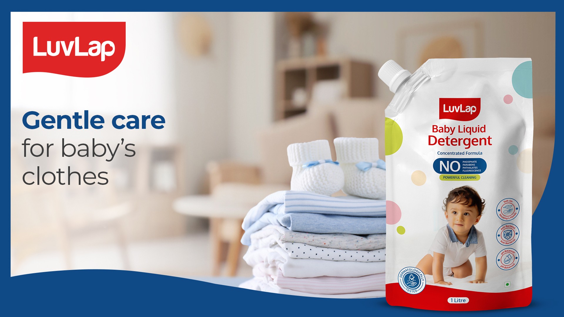 LuvLap Baby Liquid Detergent 1000 ml Price - Buy Online at ₹249 in India