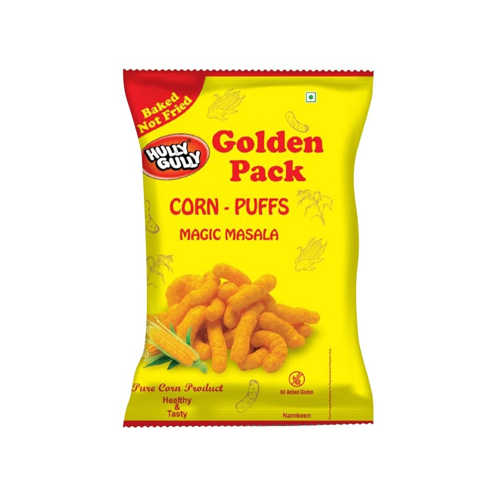 Hully Gully Magic Masala Corn Puffs (Golden Pack) Price - Buy Online at ...