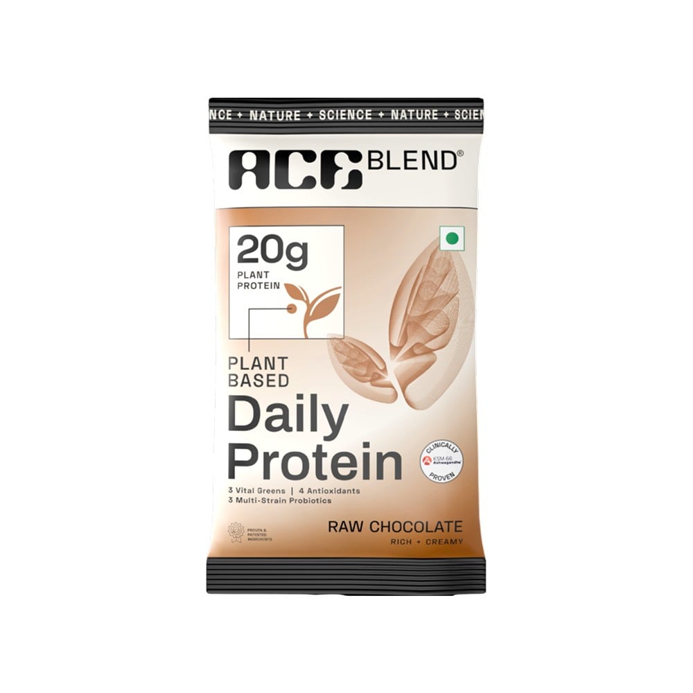 Ace Blend 20g Daily Plant Protein (Raw Chocolate) Price - Buy Online at ...