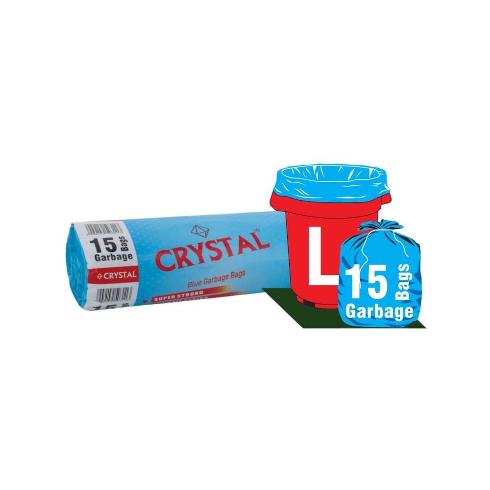 Crystal Garbage Bag (Large, Blue) Price - Buy Online at ₹79 in India