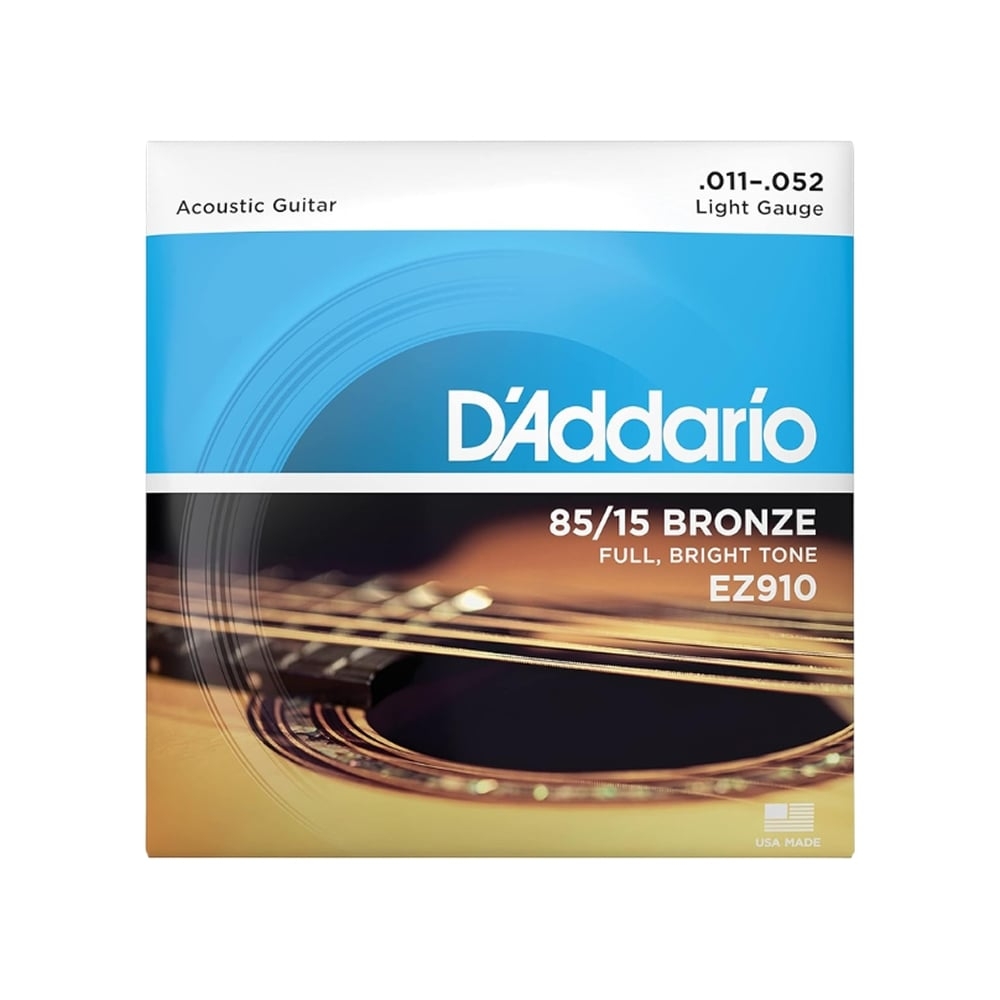 D'Addario Acoustic Light Gauge Guitar String Price - Buy Online at Best ...