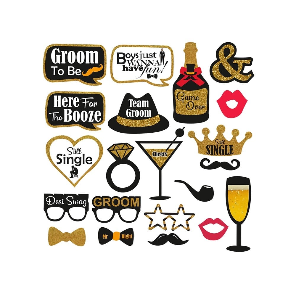 Groom To Be Photobooth Props By Party Propz Price - Buy Online at ₹109 ...