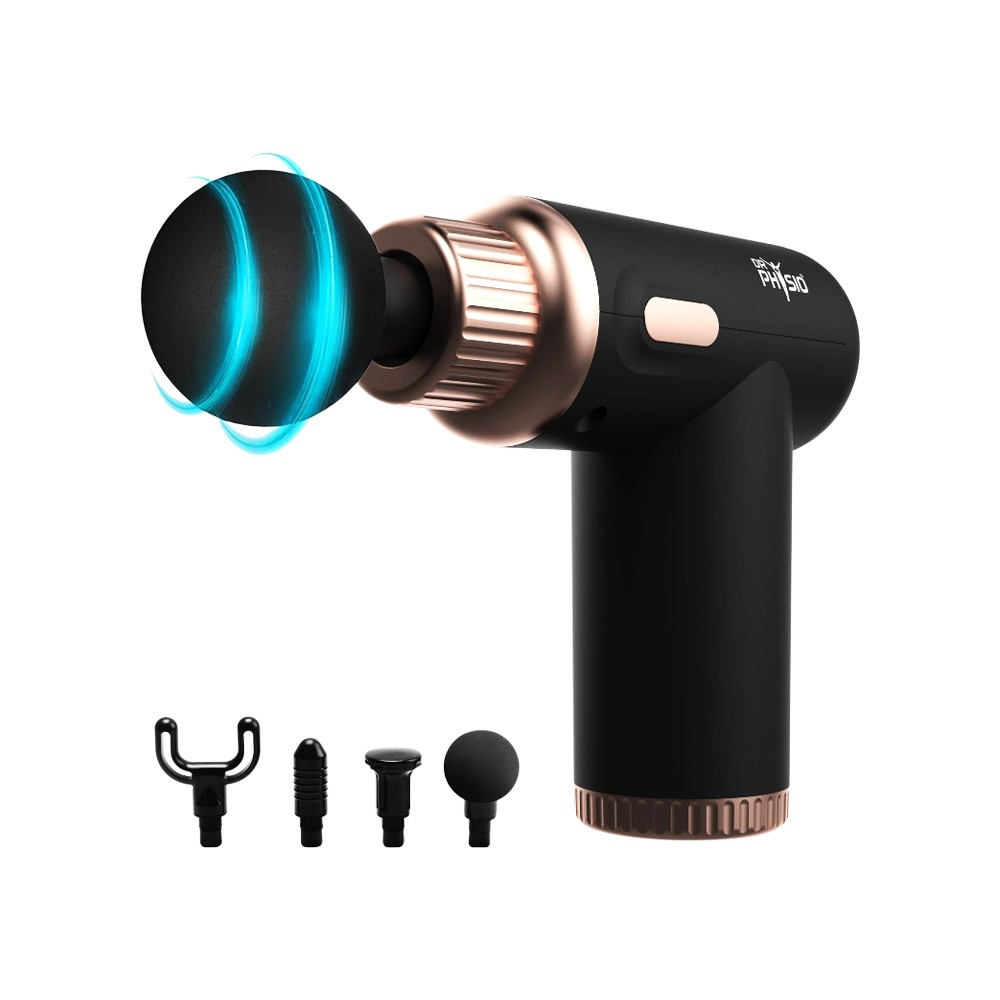 DR PHYSIO Dynamo Body Massager Gun Massager (Black, 25 W) Price - Buy ...