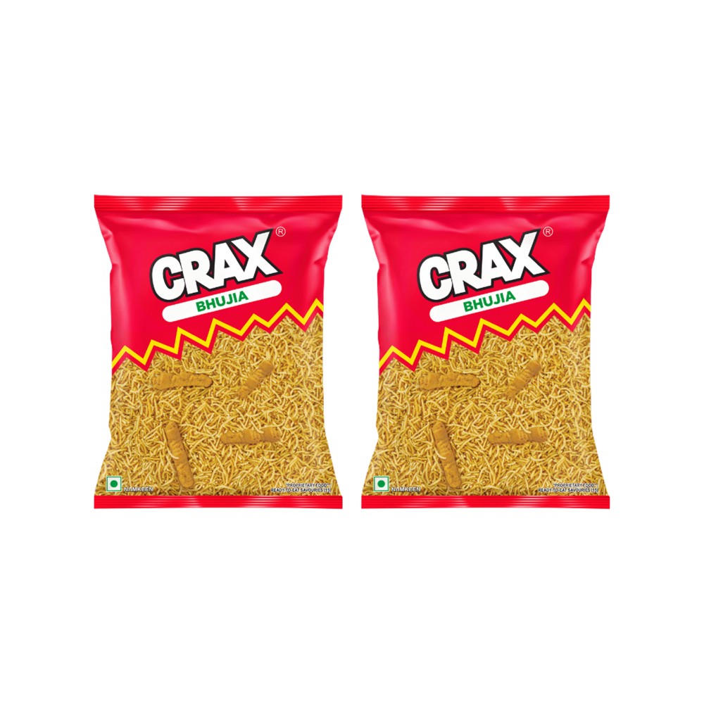 Crax Bhujia Namkeen Snacks - Pack of 2 Price - Buy Online at Best Price ...