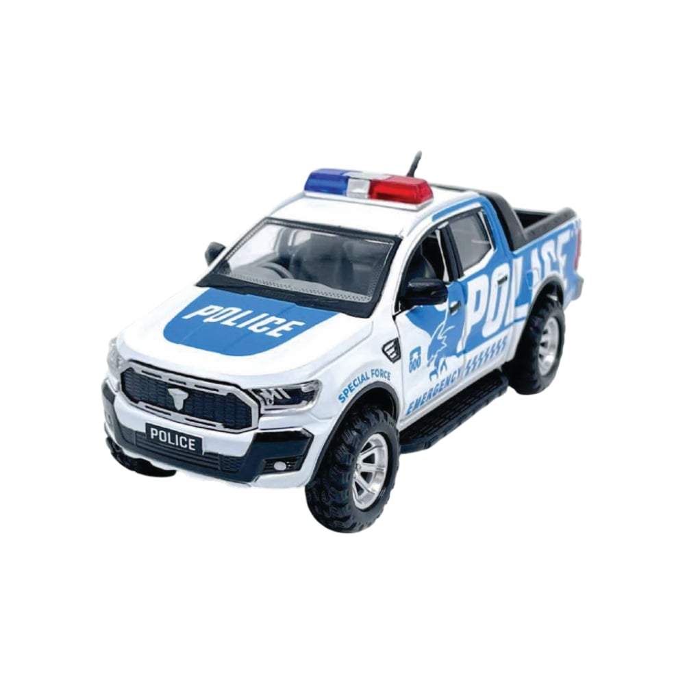 Centy Toys Hawk Police Pull Back Toy Car (Blue & White) Price - Buy ...