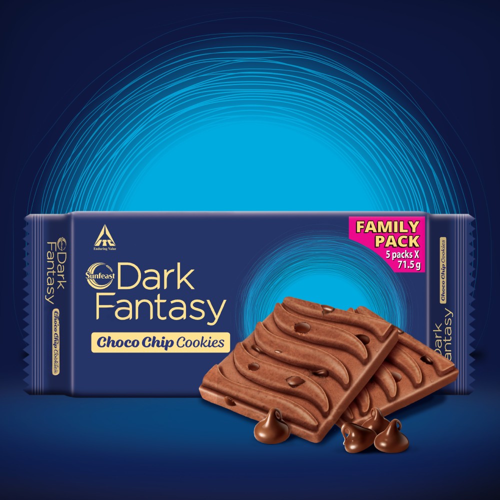 Sunfeast Dark Fantasy Choco Chip Chocolate Cookies Price - Buy Online ...