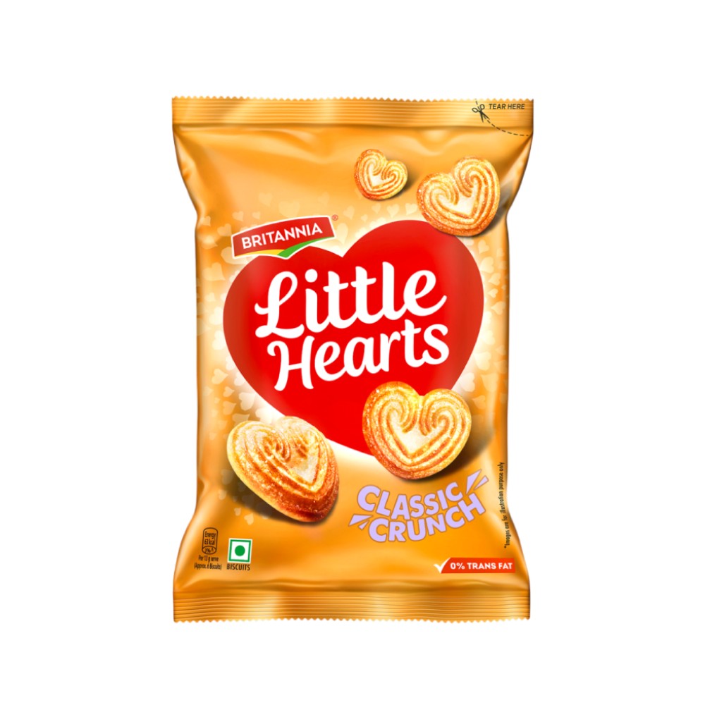 Britannia Little Hearts Classic Crunch Biscuit Price - Buy Online at ...