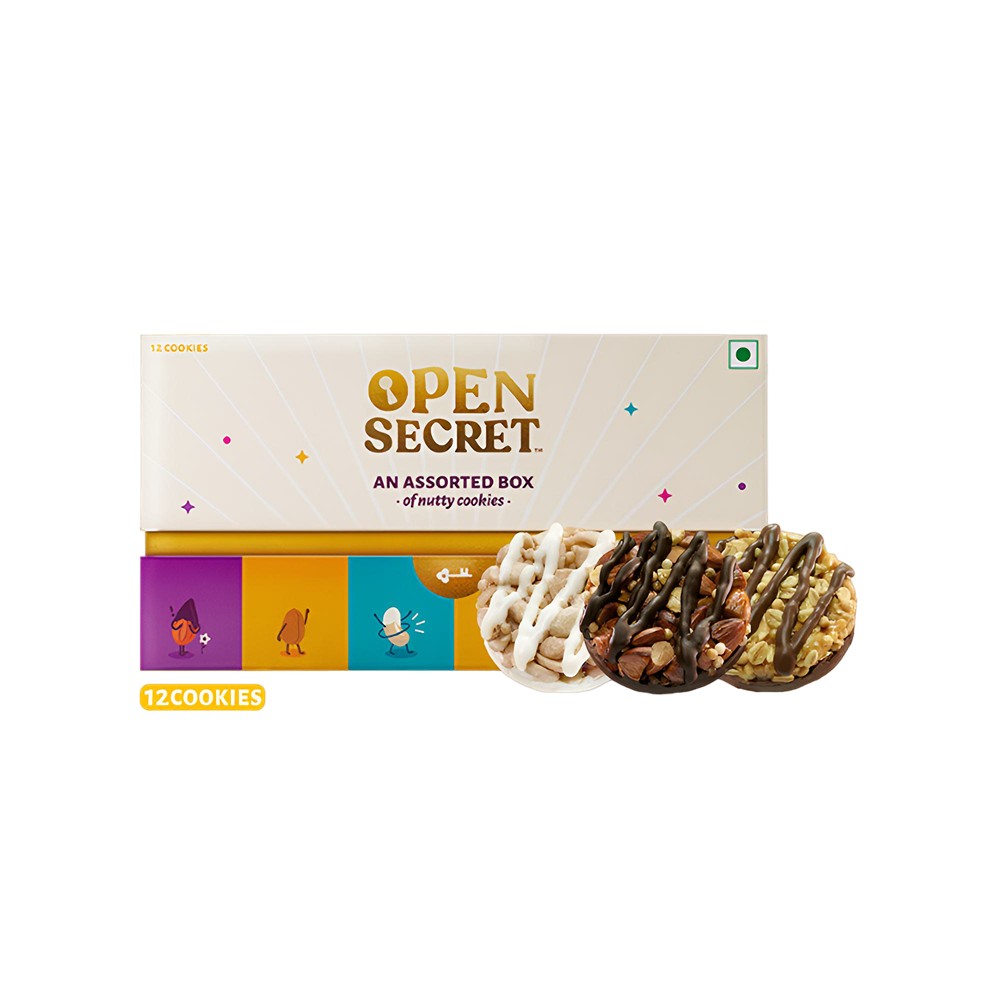 Open Secret 12 Assorted Chocolatey & Nutty Biscuits Gift Pack Price ...