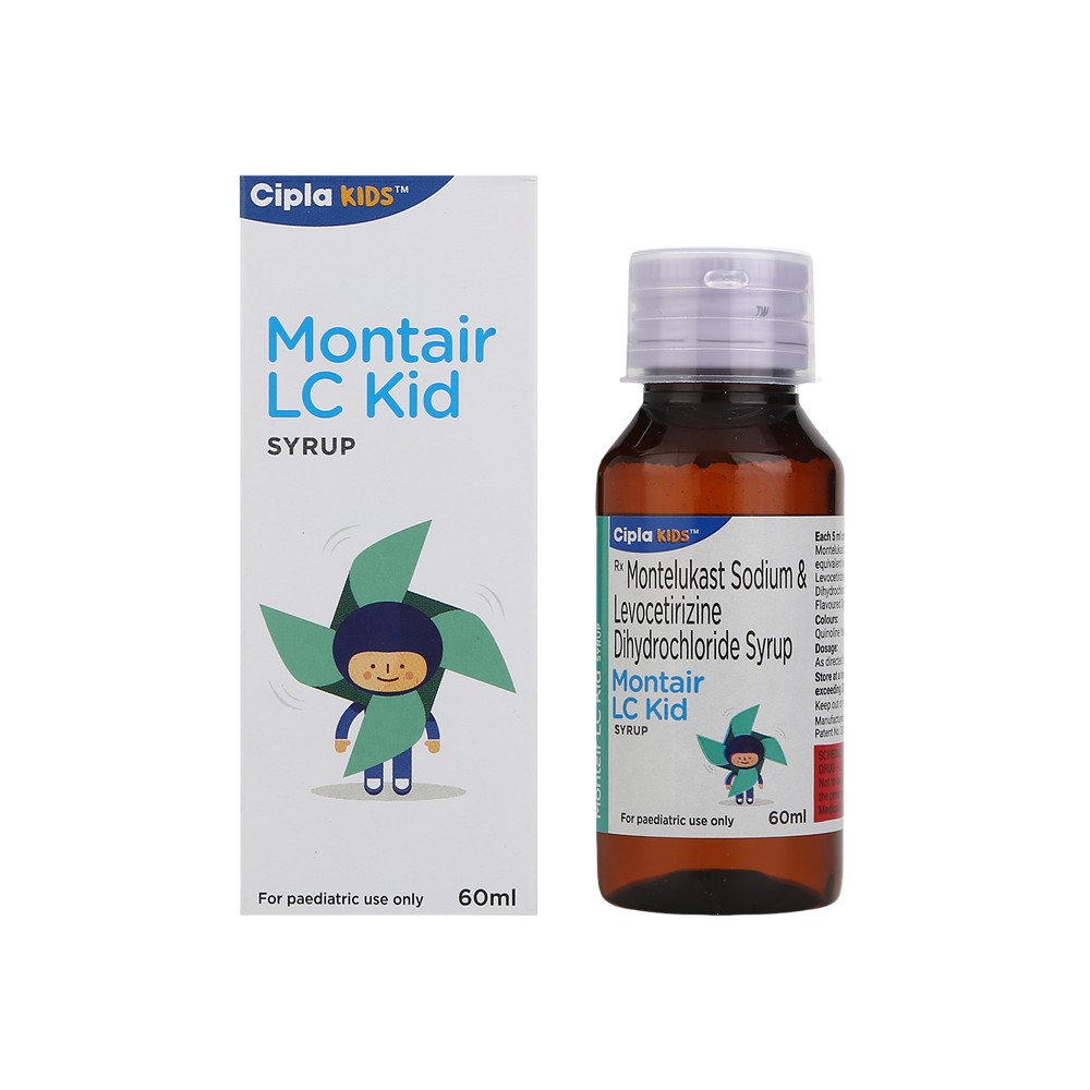 Montair LC Kid Syrup Price - Buy Online at ₹158 in India