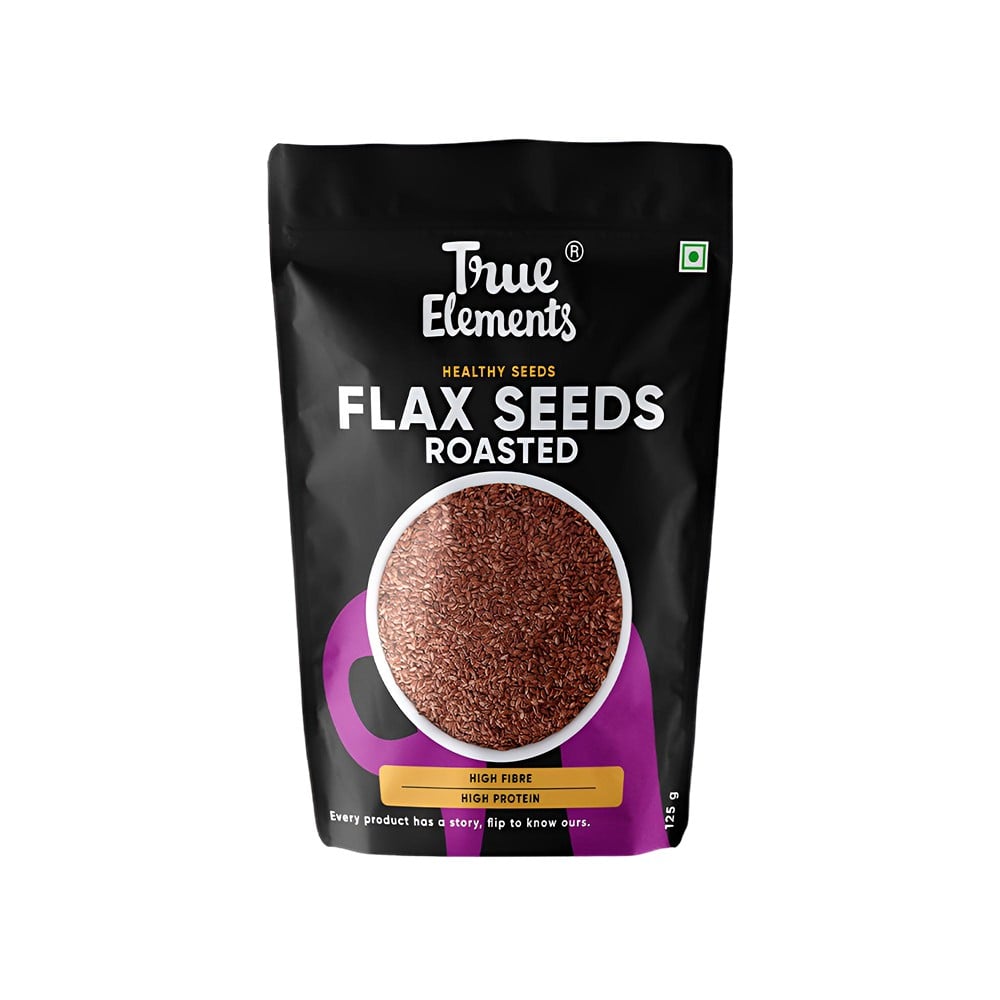 True Elements Roasted Flax Seeds Price - Buy Online at ₹89 in India