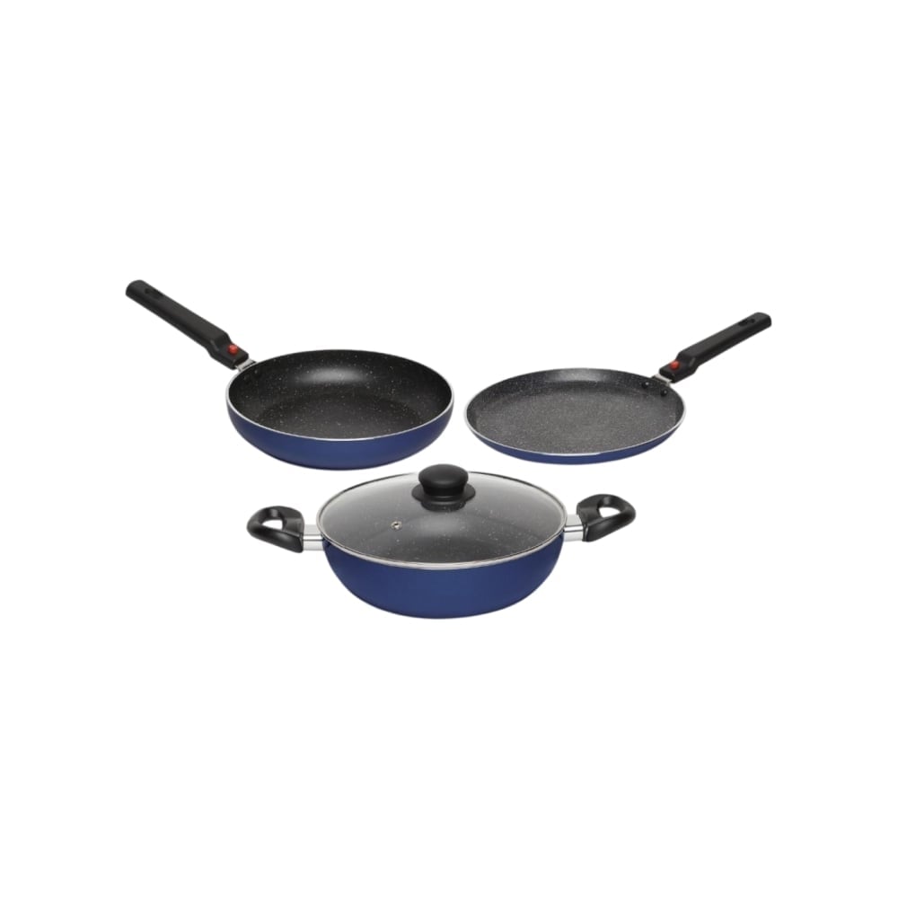 Prestige Omega Non-Stick Coated Cookware Set (Aluminium) Price - Buy ...