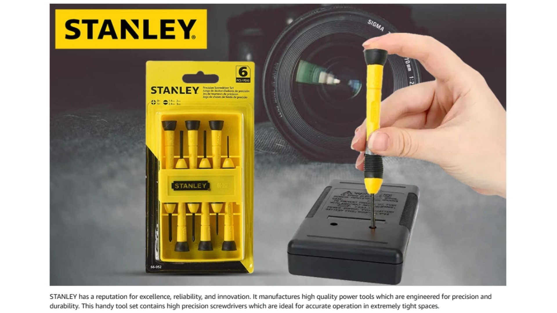 Stanley 66-052 Handle Precision Screw Driver Set (6 Pieces) Price - Buy ...