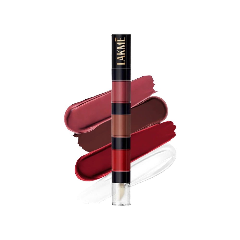 Lakme Ultimate Glam 4 in 1 Lip Stack Lipstick (Evening Glam) Price ...
