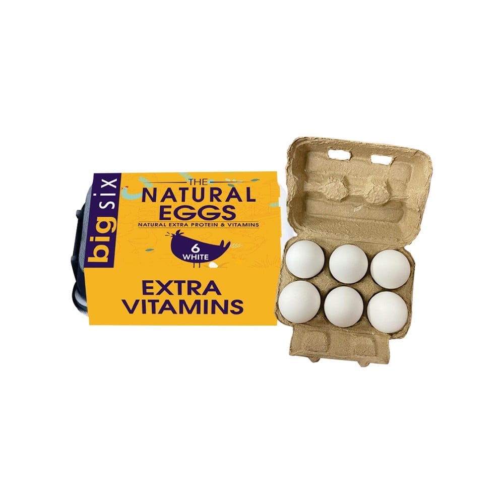 The Natural Fresh White Protein Rich Eggs - 6 pieces Price - Buy Online ...
