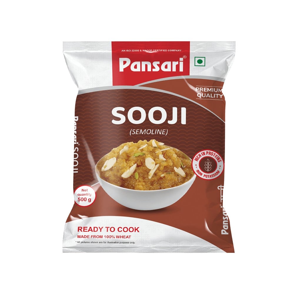 Pansari Sooji/Rava Price - Buy Online at ₹33 in India